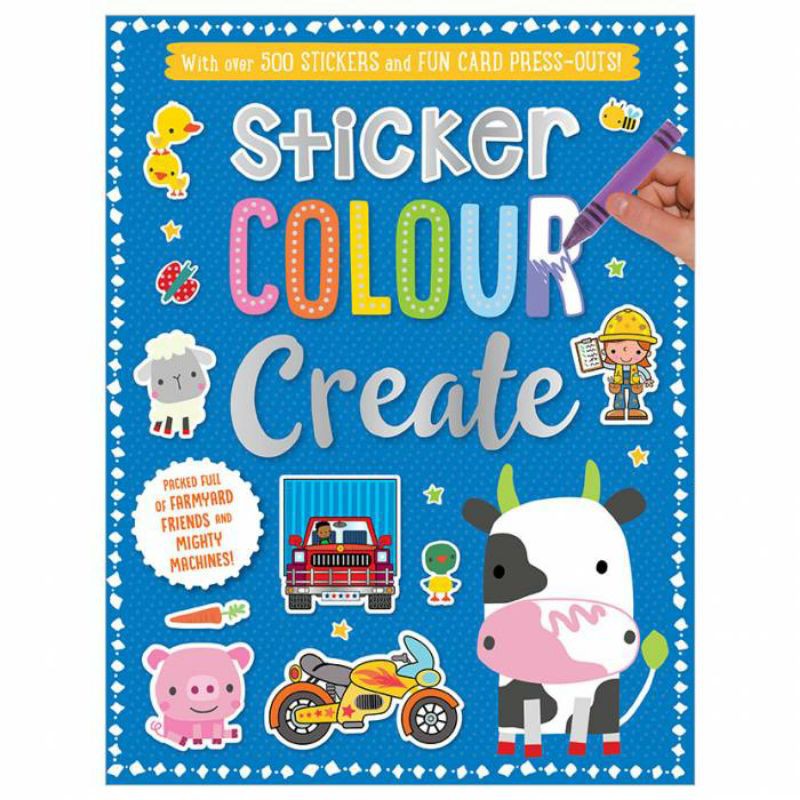 Jual Make Believe Ideas - Sticker Colour Create Farm Animals And Big ...