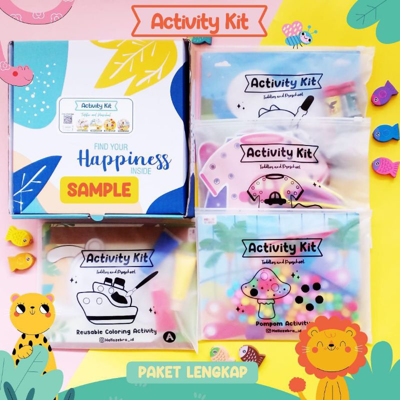 Jual [READY] Paket Activity Kit Pre Writing (Pra Menulis) Isi 4 Paket ...