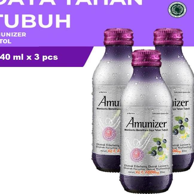 Jual ☋ Amunizer Botol 140 ml x 3 pcs | Shopee Indonesia