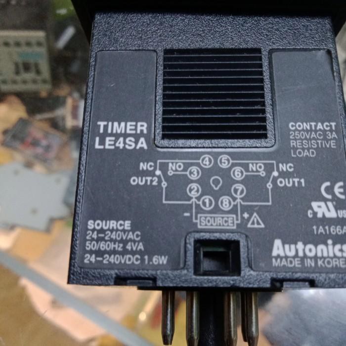 Jual TIMER AUTONICS LE4SA/TIMER LE4SA AUTONICS ORIGINAL SEKEN MULUS ...