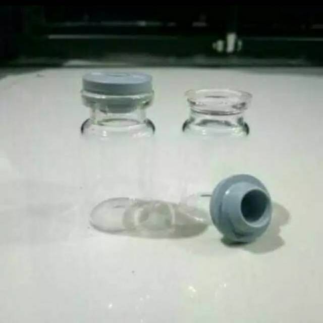 Jual BOTOL VIAL 5ML TUTUP KARET ABU2/ BOTOL PINISILIN 5ML | Shopee ...