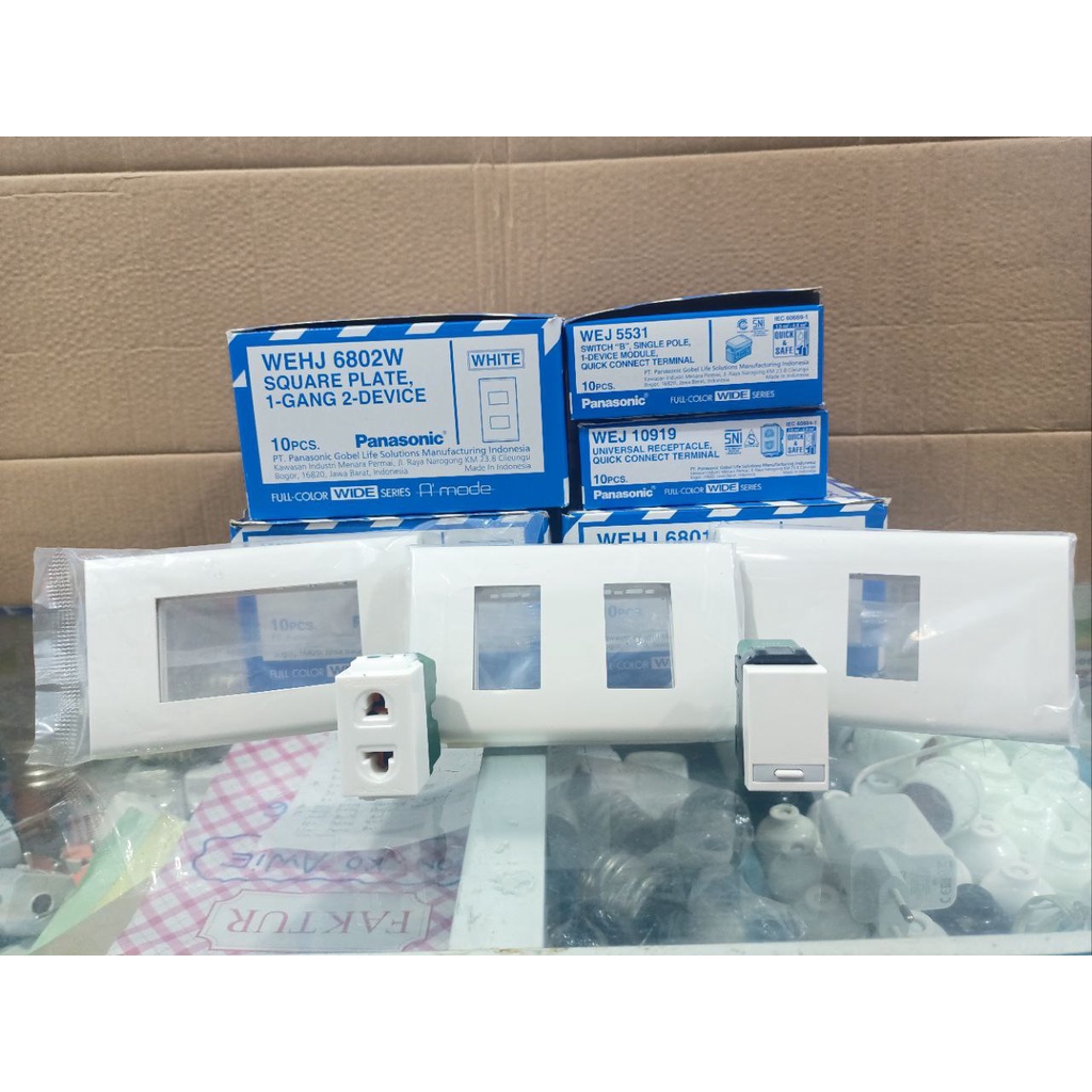 Jual Plat/ Frame Panasonic 1/2/3 (Model Baru) // Rumah stopkontak ...