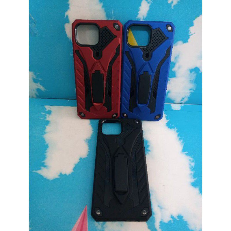 Jual Hardcase case Oppo Reno 4F phantom series stand iron case robot ...