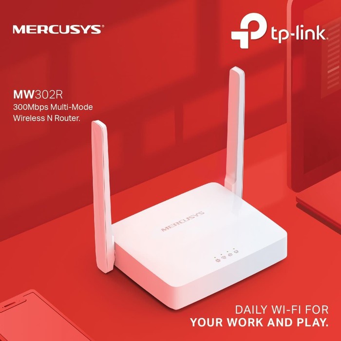 Jual ROUTER MERCUSYS MW302R 300Mbps Multi-Mode Wireless N Router ...