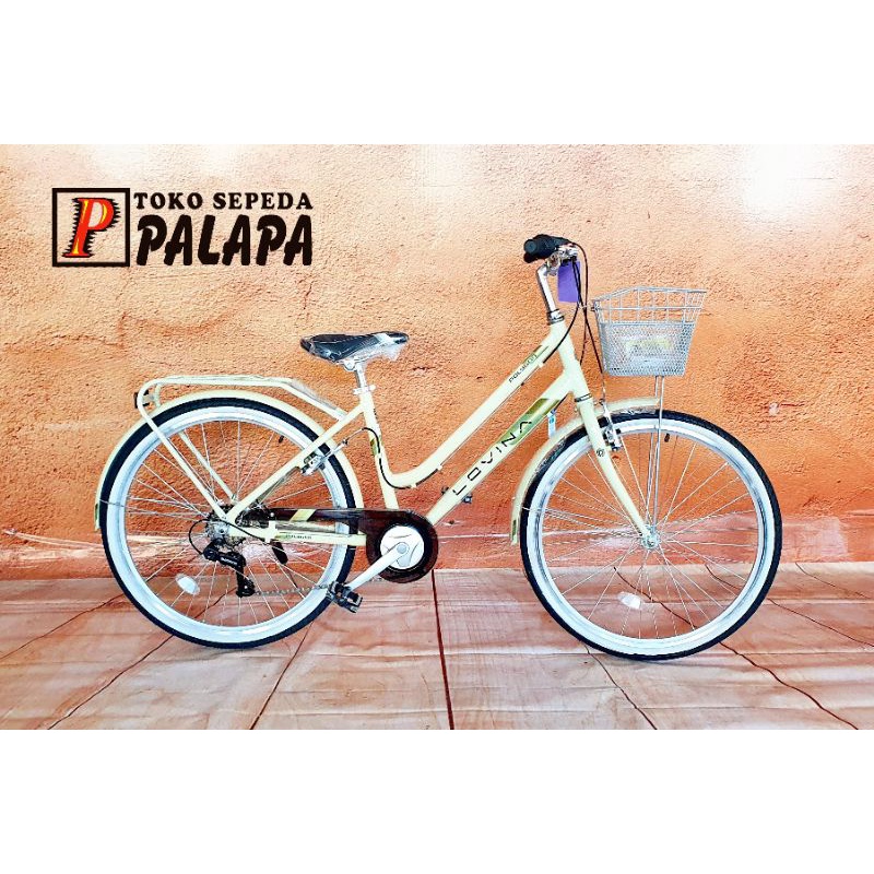 Jual CTB 26 POLYGON LOVINA City Bike Sepeda Mini Keranjang | Shopee ...