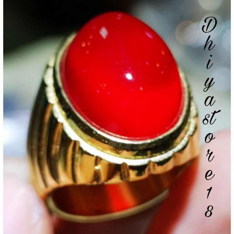 Jual Batu Permata Natural Red Baron Pacitan Chalcedony Crystal Termurah ...