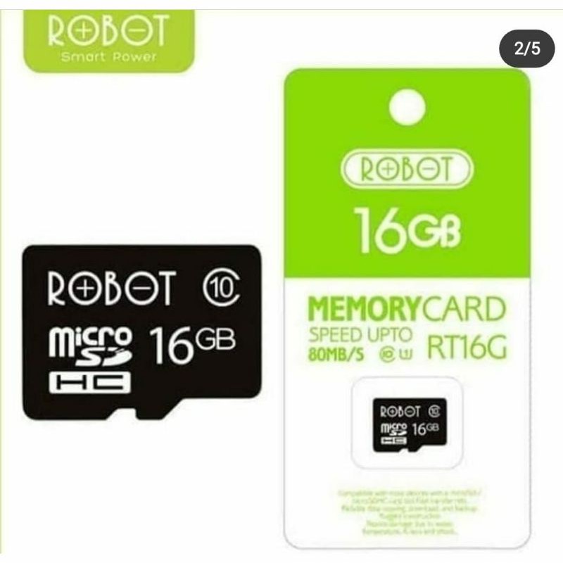 Jual Memori MMC Robot 16 GB class 10 original | Shopee Indonesia
