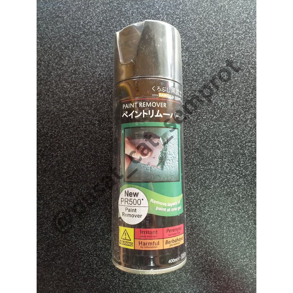 Jual Cat Samurai - PR500 Paint Remover 400ML * (Penghapus cat) | Shopee ...