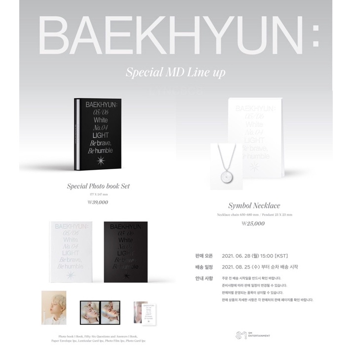 Jual baca deskripsi ! BAEKHYUN SPECIAL MD PHOTOBOOK SYMBOL NECKLACE EXO ...