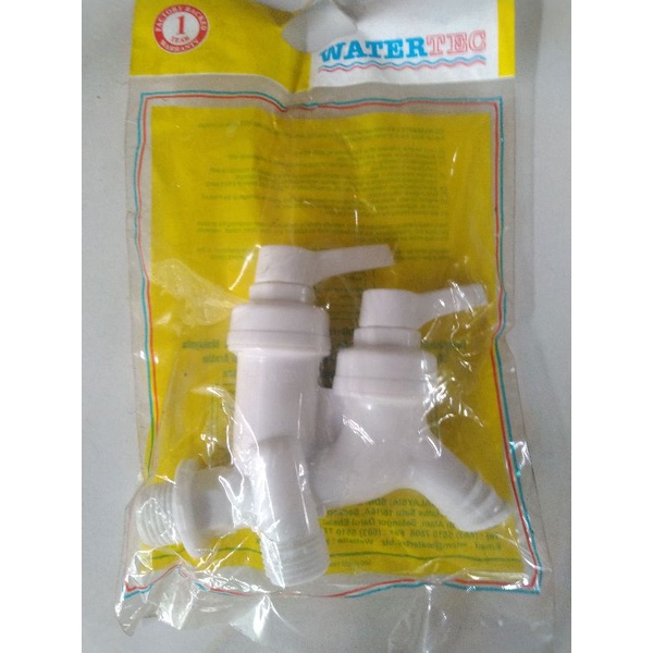 Jual Kran Double Watertec dinding tembok 1/2 dim dual dobel Premium ...