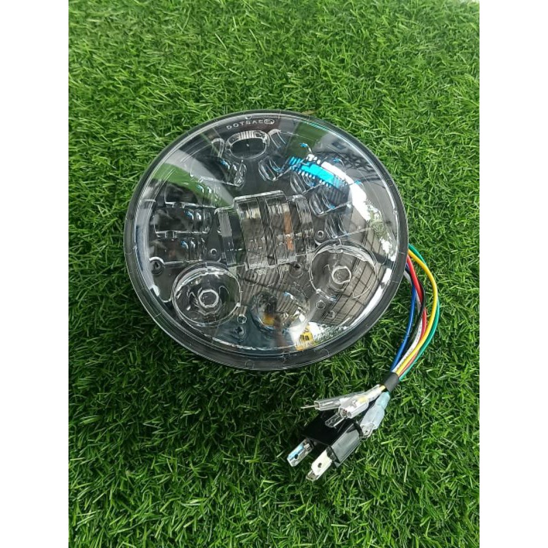 Jual headlamp daymaker 16led 5,75inc BIRU pnp batok lampu l2g van van ...