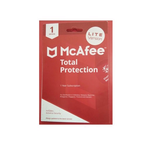 Jual Anti Virus McAfee Total Protection 1 Device 1 Tahun | Shopee Indonesia