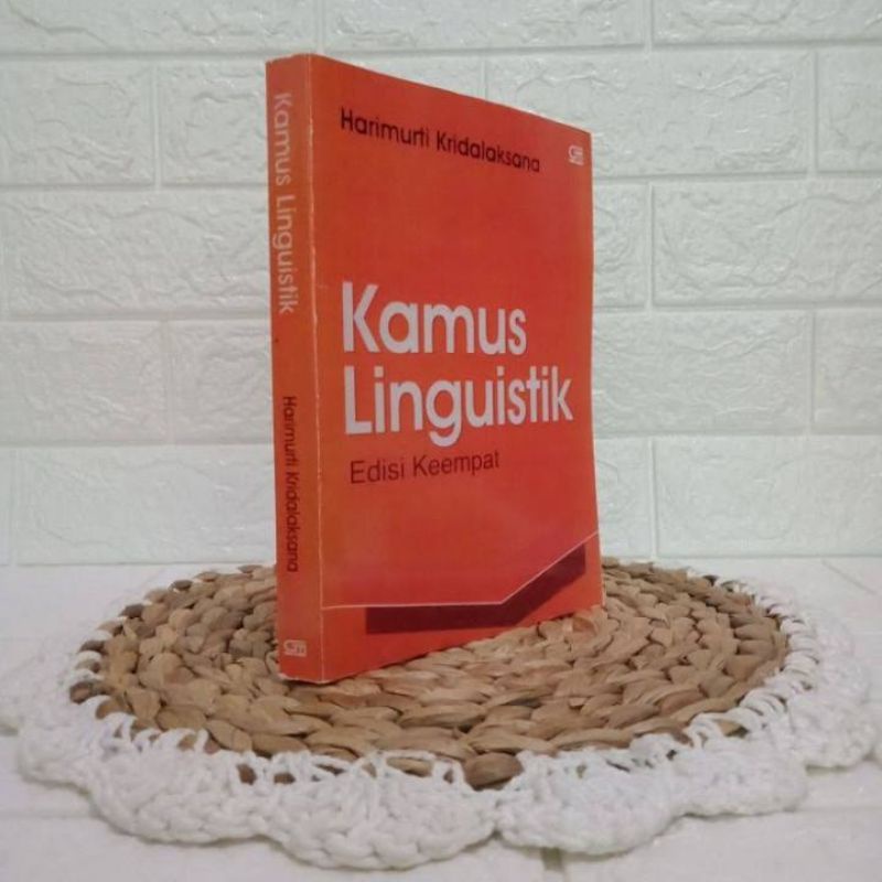 Jual Kamus Linguistik - Edisi Keempat | Shopee Indonesia