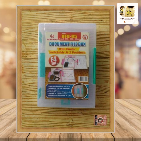 Jual MAP KOTAK - DOCUMENT FILE CASE GUNINDO F4 - 340x230x50MM | Shopee ...