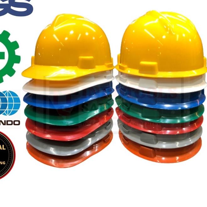 Jual HELM PROYEK V-GUARD SAFETY ( HIJAU,ORANGE,KUNING,BIRU,PUTIH,MERAH ...