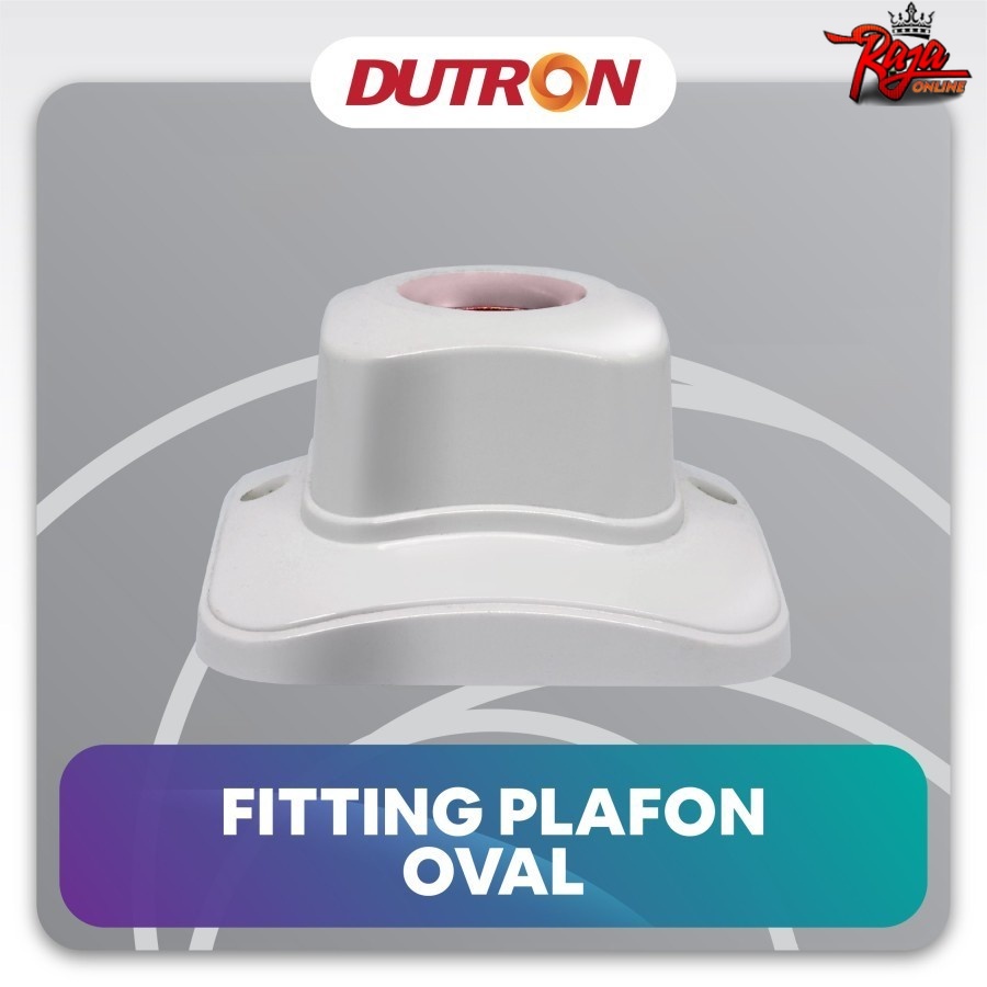 Jual FPK04 - DUTRON Fitting Lampu Oval Kotak Plafon | Shopee Indonesia