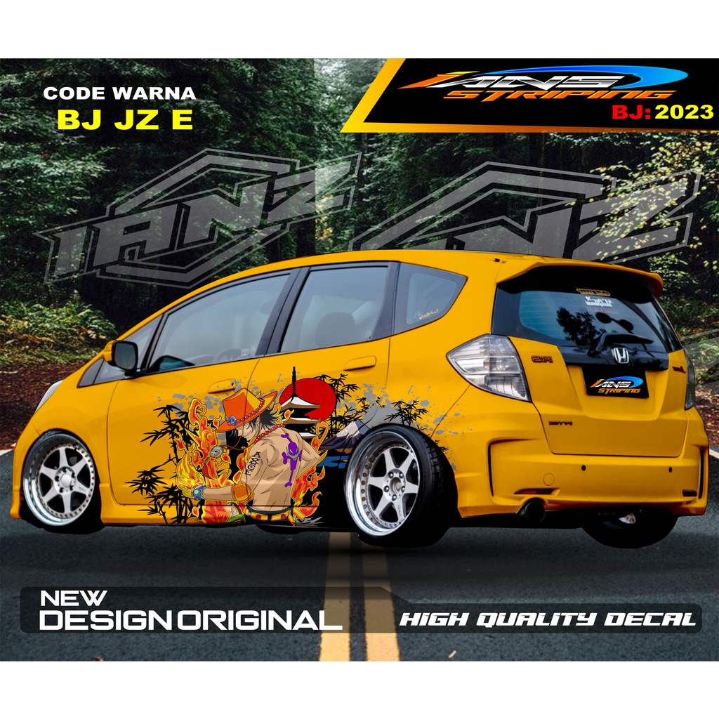 Jual STIKER DECAL MOBIL HONDA JAZZ BRIO AGYA AYLA / VARIASI STICKER ...