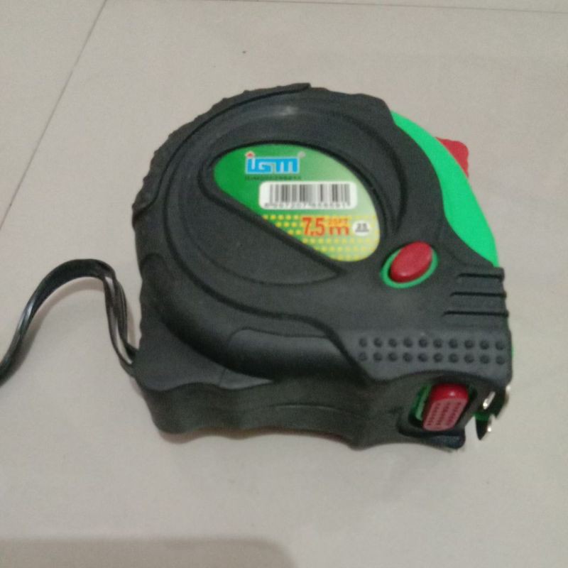 Jual METERAN KARET 7,5 METER IGM / ROL METER KARET | Shopee Indonesia