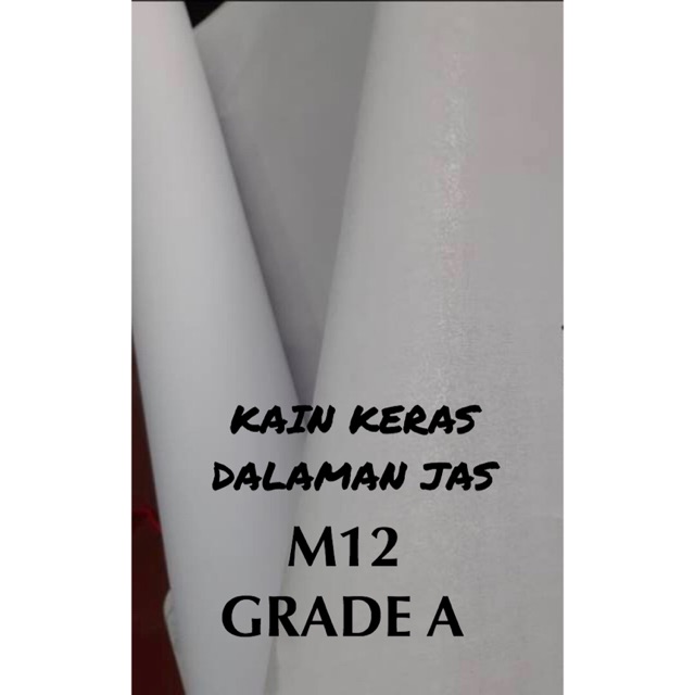 Jual Kain Keras Staplek M12 Interlining Dalaman Jas Megatop Grade A ...