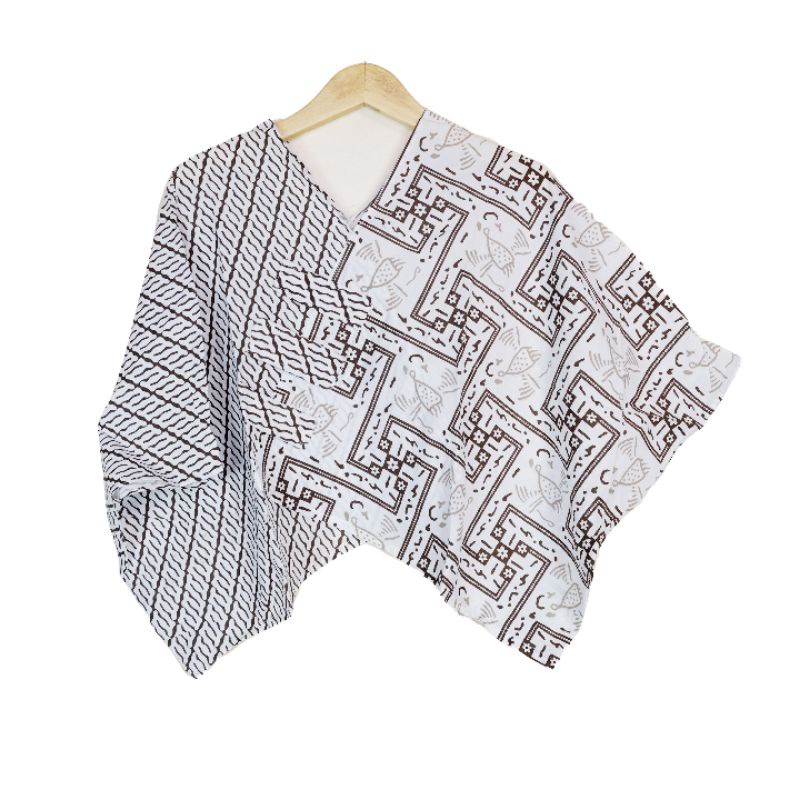Jual Blus Crop Top Batik Motif Ikan- Naira Batik | Shopee Indonesia