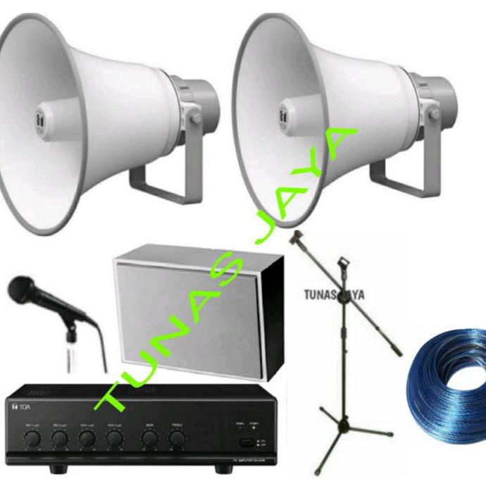 Jual DISKON] PAKET TOA SOUND SYSTEM MASJID DAN MUSHOLA PLUS MIC DAN ...