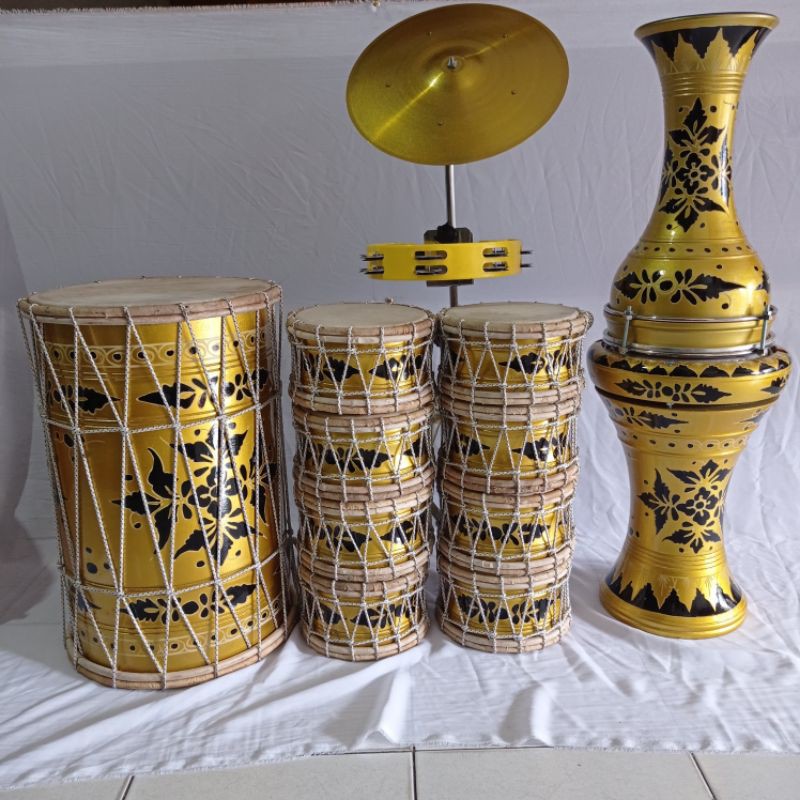 Jual Marawis Batik Dasar Emas Mahoni | Shopee Indonesia