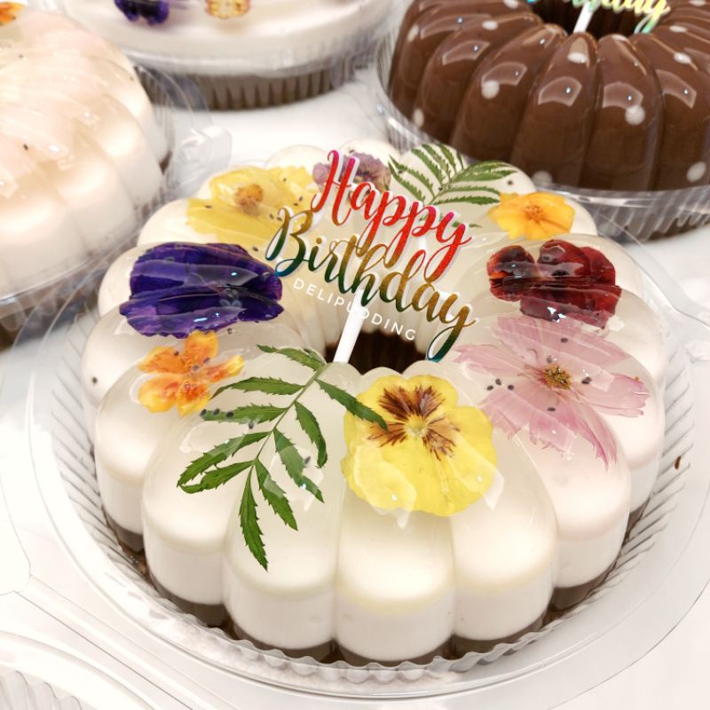 Jual Premium Edible Flower Pudding | Shopee Indonesia