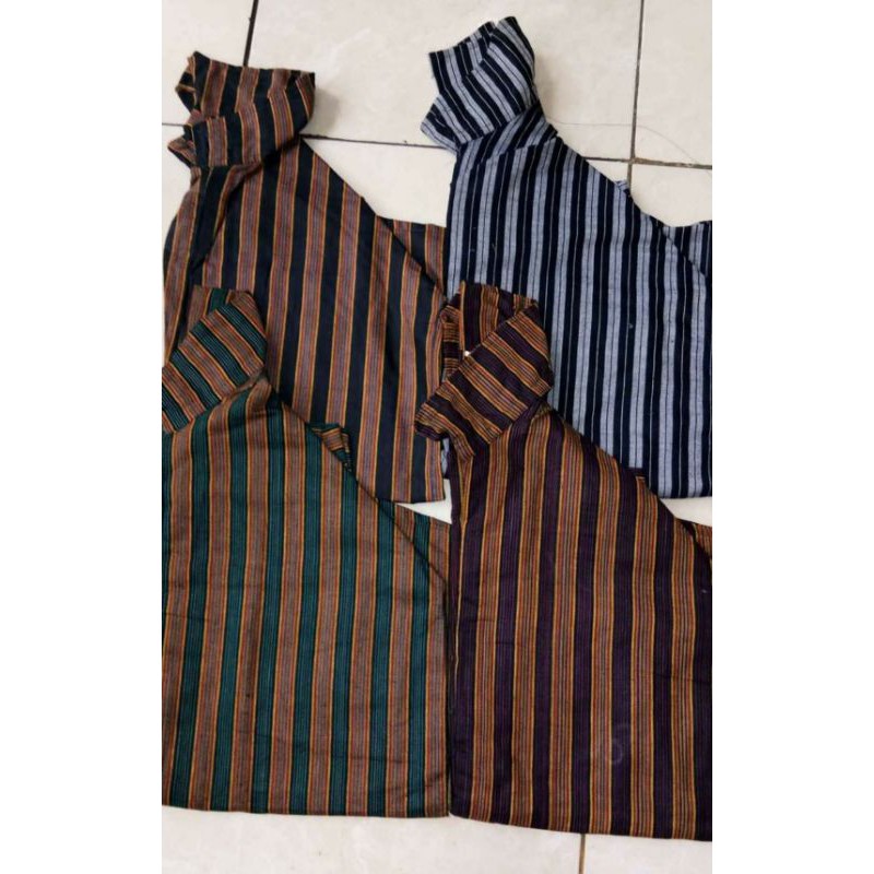Jual Baju adat jawa // baju lurik pria // surjan lurik // baju lurik ...