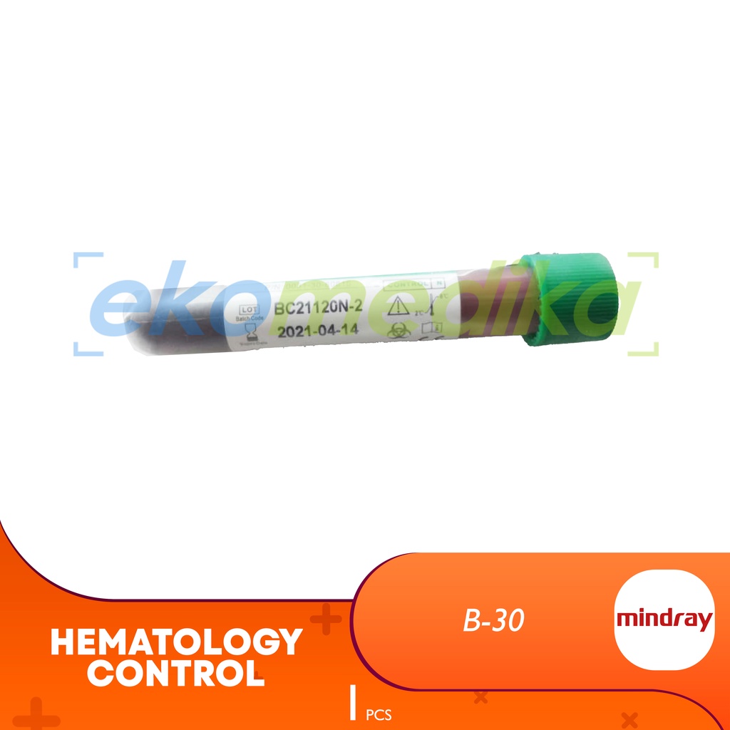 Jual Hematology Control Normal 3ml MINDRAY BC-3D Control Hematology ...