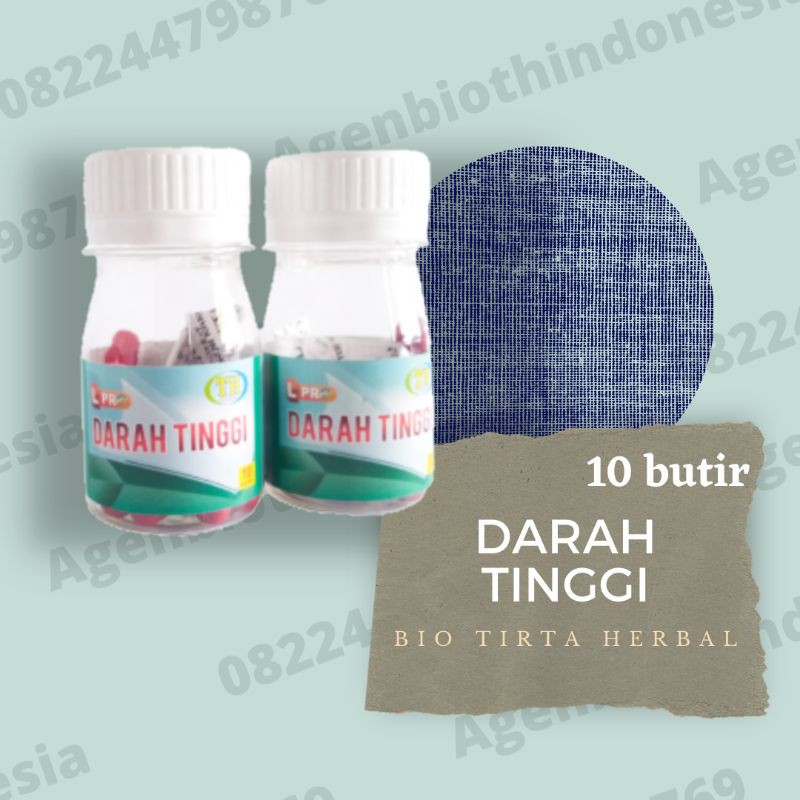 Jual Kapsul Darah Tinggi Isi 10 BUTIR Probiotik Bio TH | Shopee Indonesia