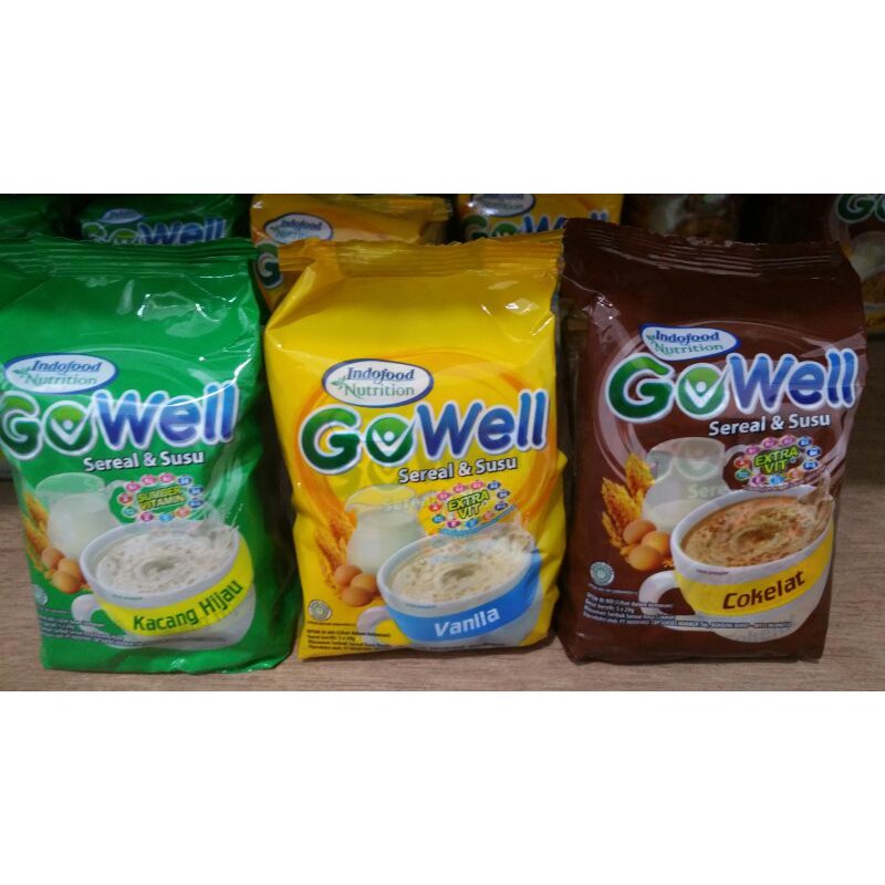 Jual Gowell minuman sereal & susu rasa seperti energen 29g | Shopee ...