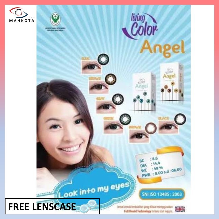 Jual SOFTLENS LIVING COLOR ANGEL NORMAL BY IRISLAB DIA 14.4MM FREE ...