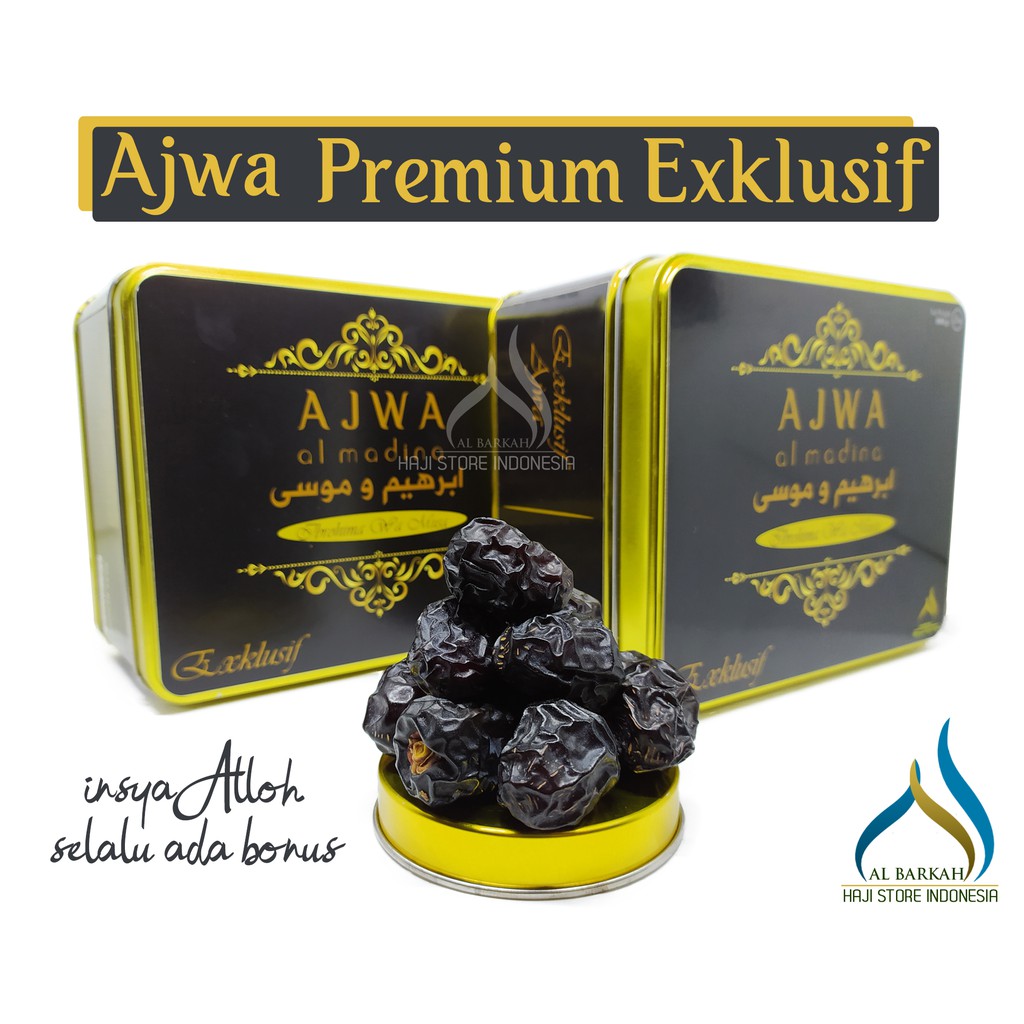 Jual Kurma Ajwa Premium Aliyah Original 1kg Madinah Jumbo Exklusif ...