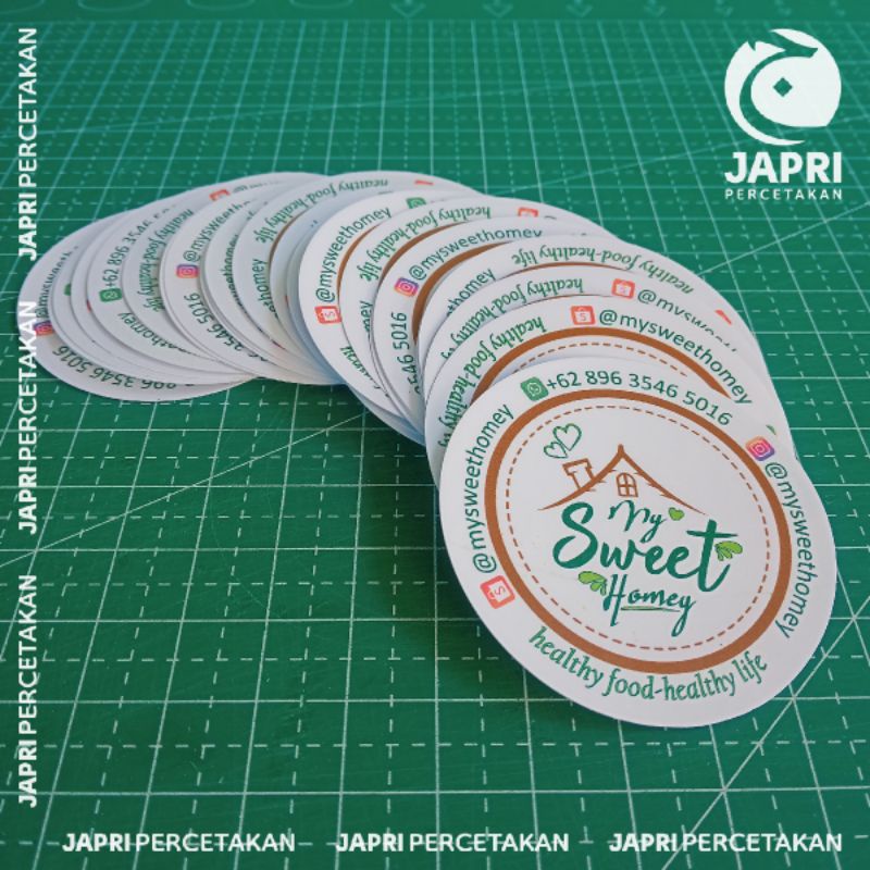 Jual Cetak Stiker Label Kemasan Produk | Shopee Indonesia
