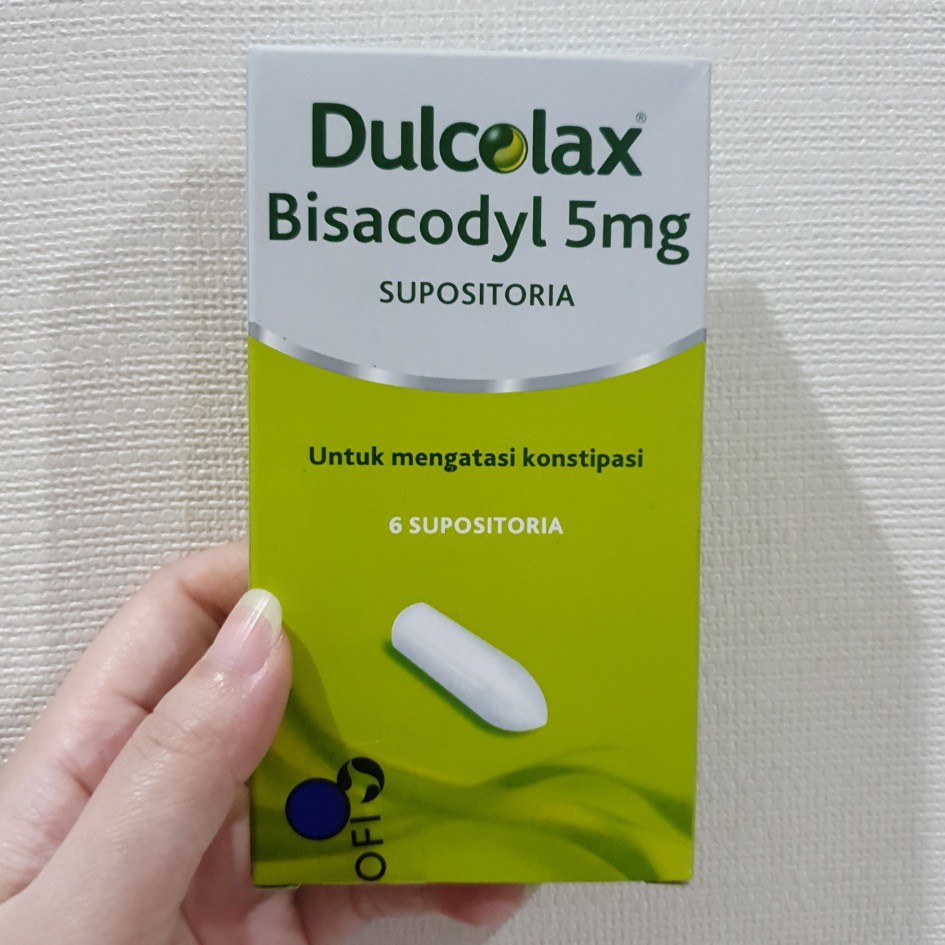 Jual Dulcolax Bisacodyl Supositoria 5 mg isi 6 untuk Anak / 10 mg isi 5 ...