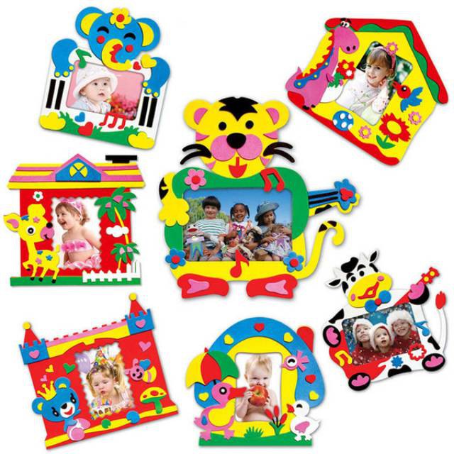 Jual DIY EVA FRAME PIGURA BINGKAI FOTO - MAINAN EDUKASI ANAK KREATIF ...