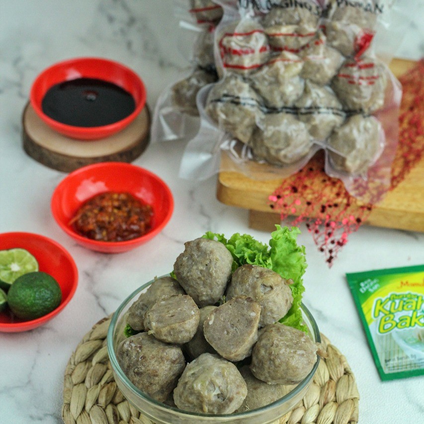 Jual Bakso sapi asli premium varian Urat Super per pack Isi 10 pcs ...