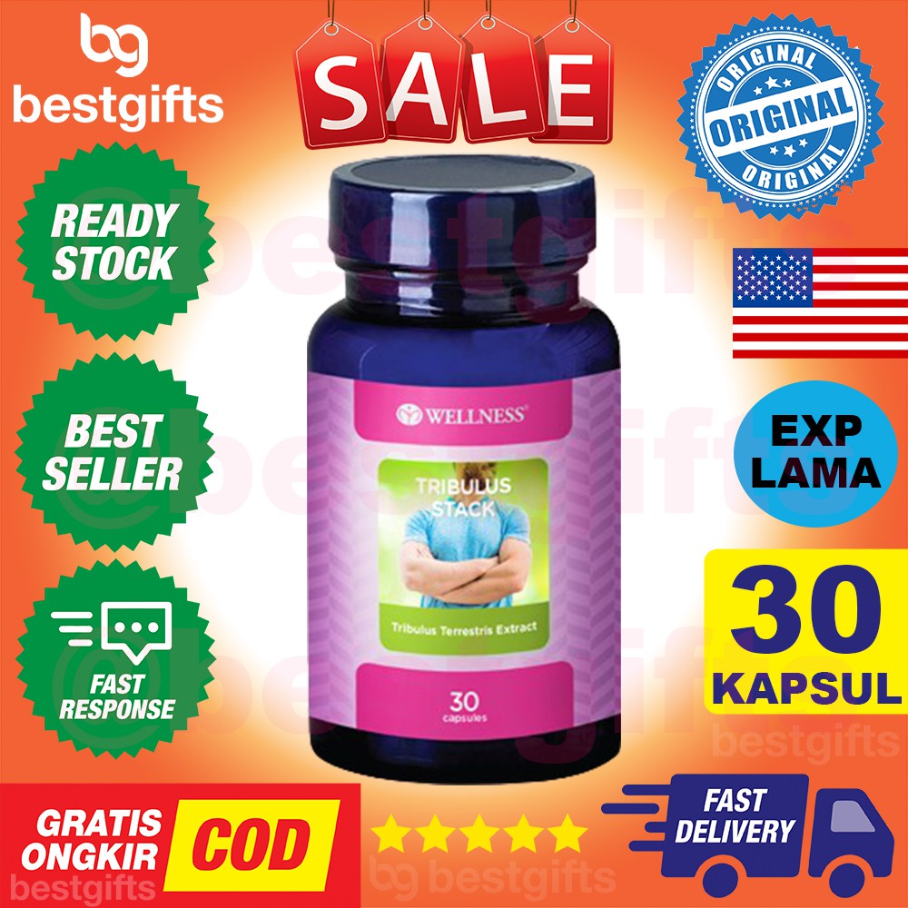 Jual WELLNESS TRIBULUS STACK VITAMIN TESTOSTERON MENINGKATKAN GAIRAH ...