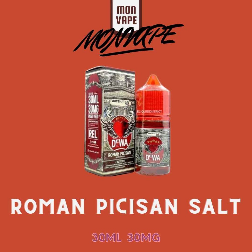 Jual ROMAN PICISAN STRAWBERRY YOGHURT SALTNIC 30ML BY JUICENATION E ...
