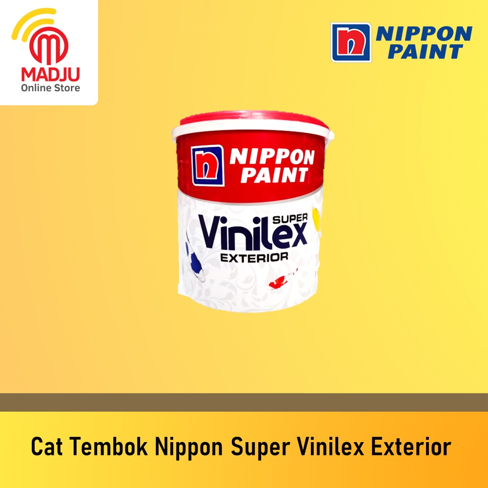 Jual Cat Tembok Luar Ruangan Super Vinilex Exterior Nippon Paint 5kg Cat Tembok Rumah Exterior ...