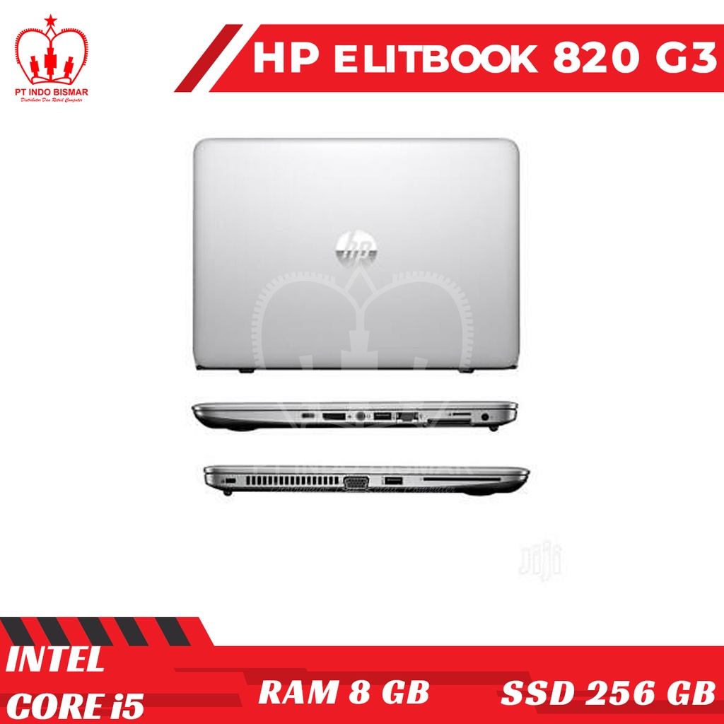 Jual HP ELITBOOK 820 G3 INTEL CI5 RAM 8GB SSD 256GB BUILT UP | Shopee ...