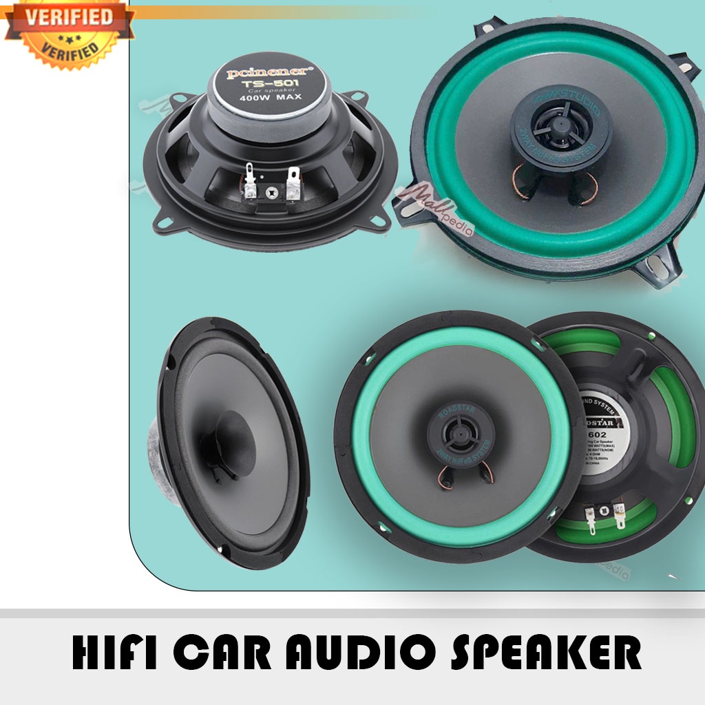 Jual Mall 1PCS Speaker Mobil 5 / 6.5 / 4 inch woofer bass pasif HIFI ...