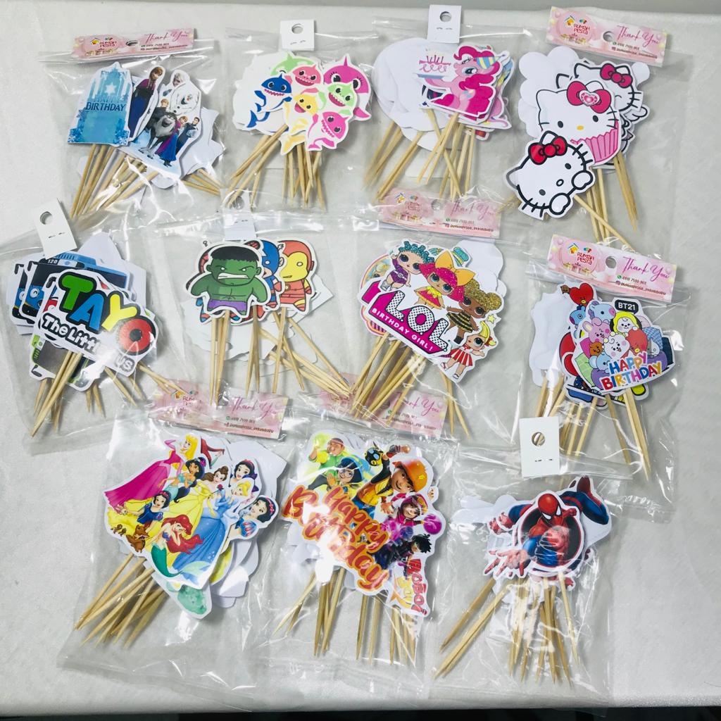 Jual Topper Karakter RP / Cake topper karakter / Hiasan Kue Ulang Tahun ...