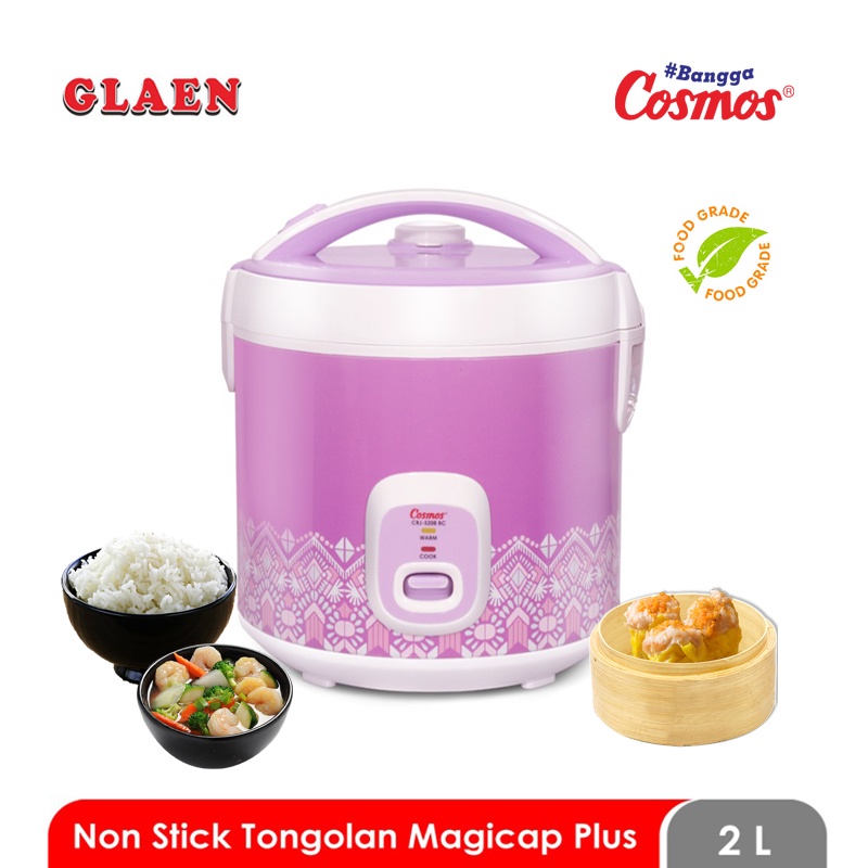 Jual Rice Cooker Cosmos 2 Liter Motif Batik CRJ-5208BC | Magic Com ...