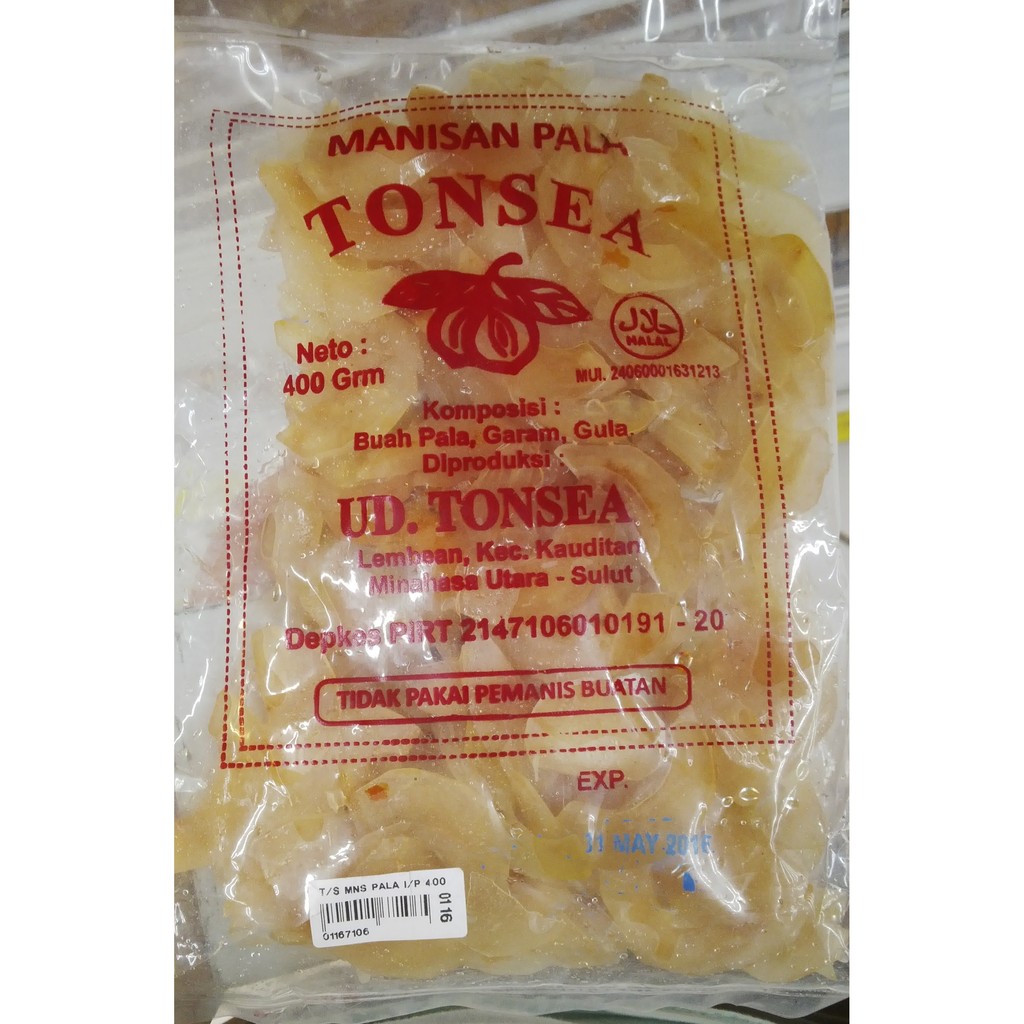 Jual Tonsea Manisan Pala Pedas Manis Besar 300 gr - Ole-Ole / Jajanan ...