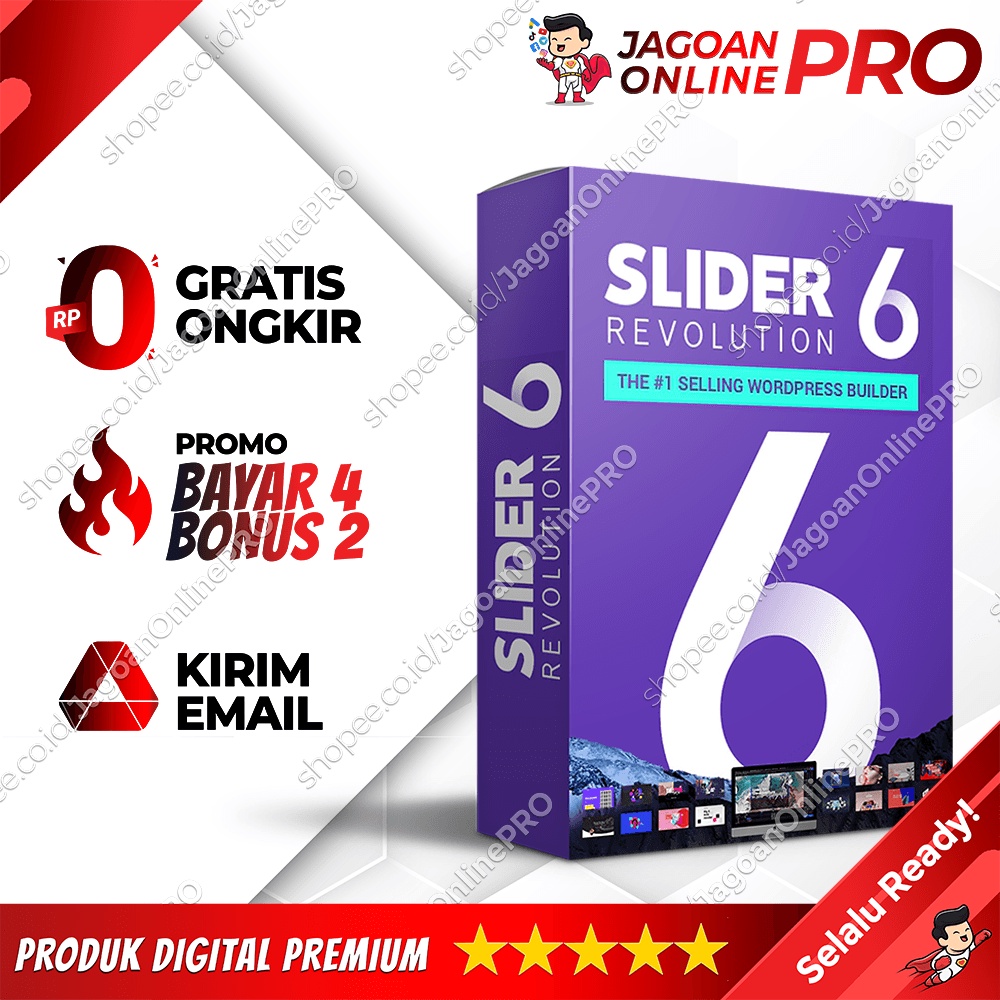 Jual SLIDER REVOLUTION 6 PRO LENGKAP ADDON DAN TEMPLATES LIFETIME ...