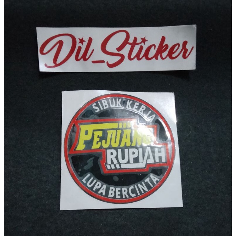 Jual STICKER PEJUANG RUPIAH CUTTING | Shopee Indonesia