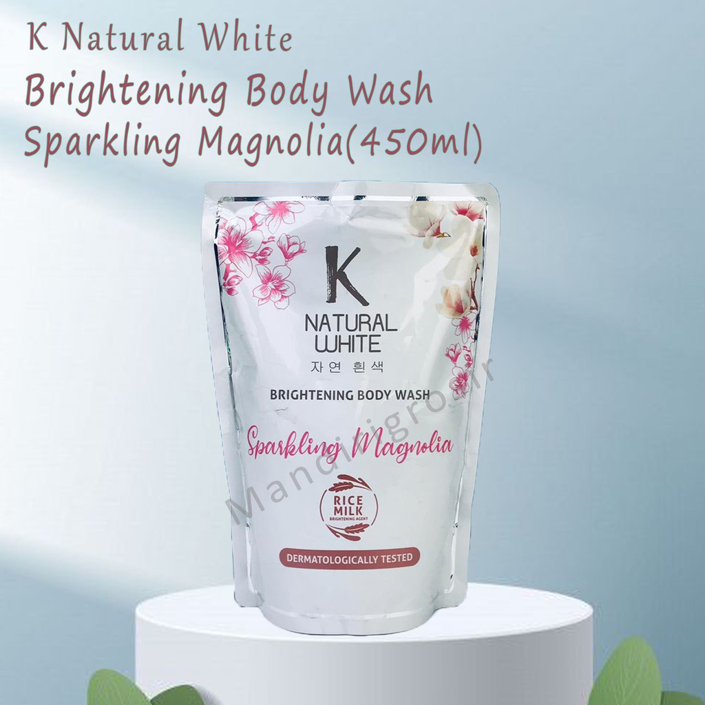 Jual Brightening Body wash*K Natural White*Sabun cair*Sparkling Magnolia* 420ml | Shopee Indonesia