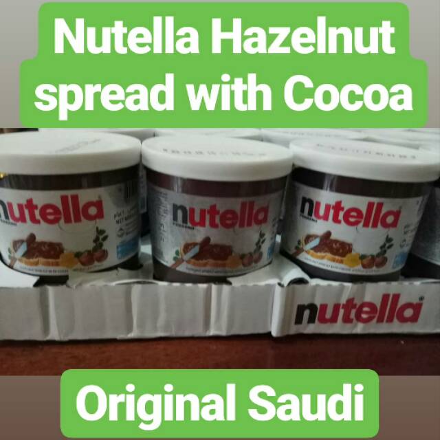 Jual Selai Nutella Coklat Nutella Hazelnut Spread with Cocoa 200 gram ...