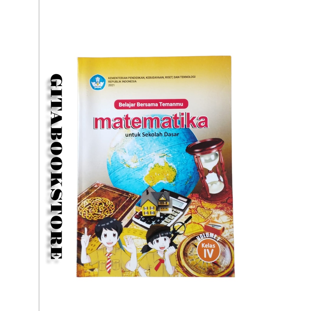 Jual Matematika Kelas 4 SD Volume 1 Kurikulum Merdeka | Shopee Indonesia